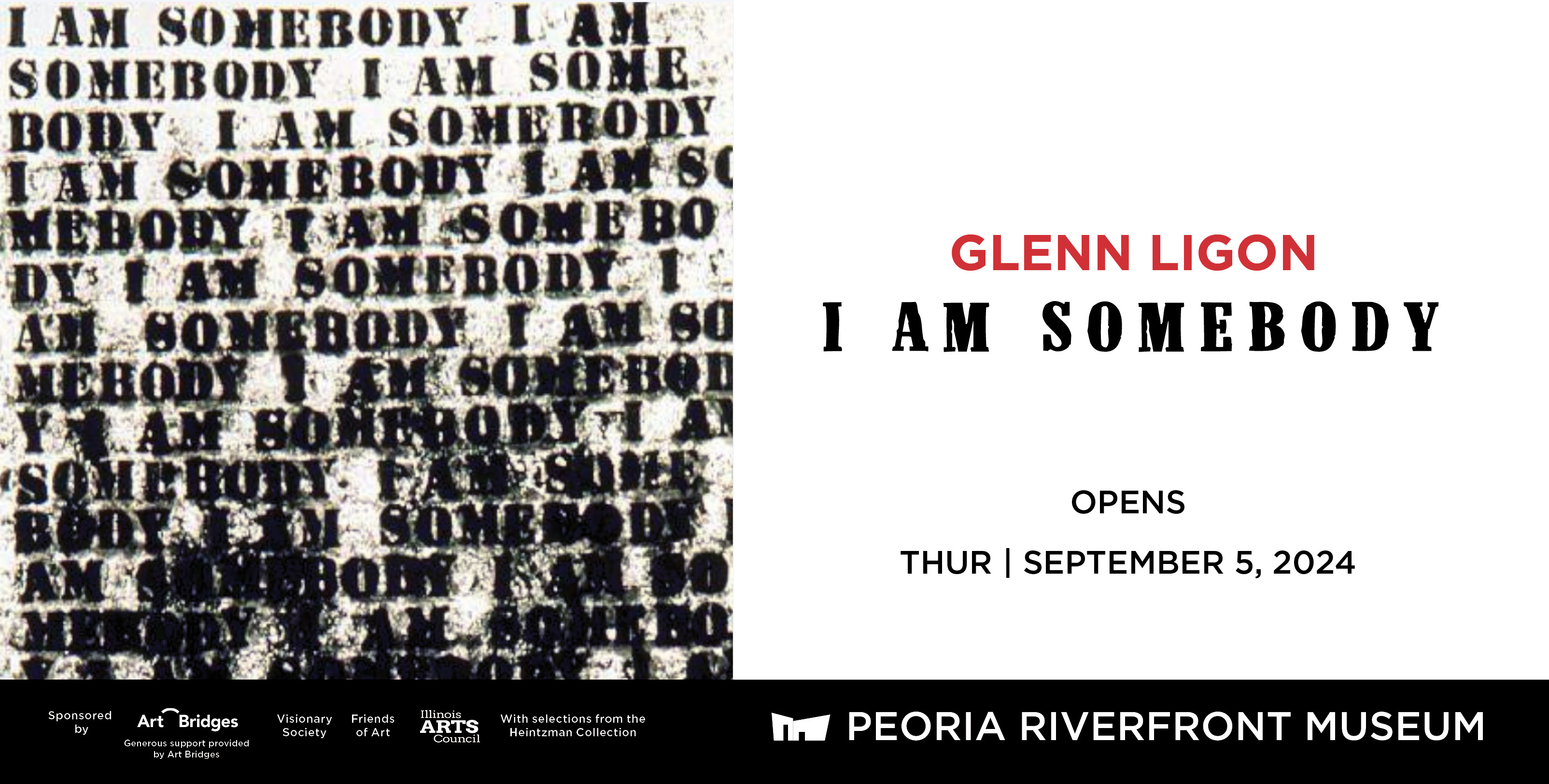 Exhibits | Collections - Glenn Ligon: I Am Somebody - Peoria Riverfront ...